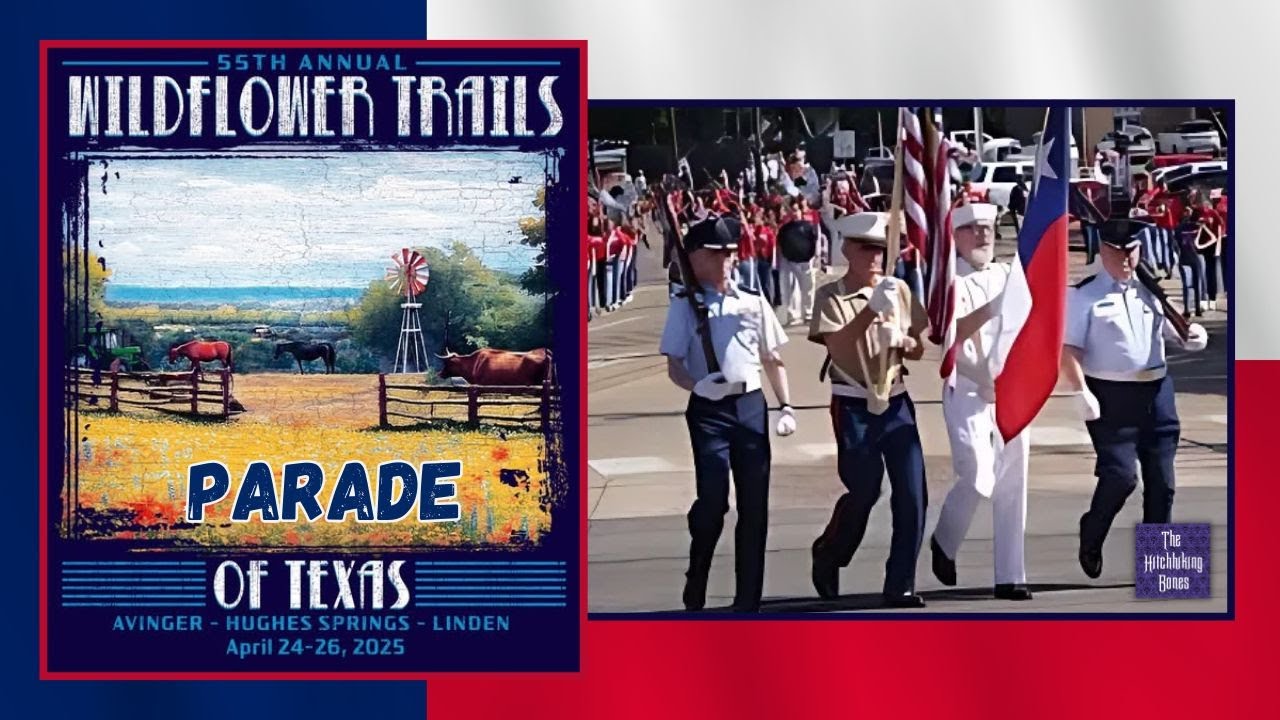 🔴LIVE Hughes Springs Wildflower Trails of Texas Parade! - YouTube