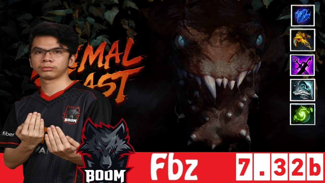 [DOTA 2] BOOM.Fbz the PRIMAL BEAST [OFFLANE] [7.32b] - YouTube