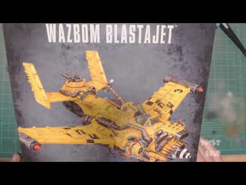 Warhammer 40k orc blitza bommer by games workshop model kit build - YouTube
