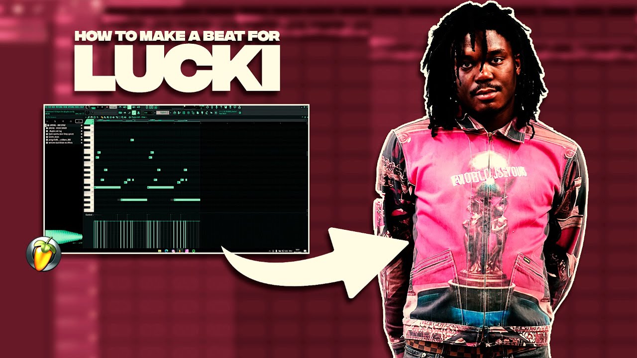 HOW TO MAKE A BEAT FOR LUCKI IN UNDER 4 MINUTES | FL STUDIO TUTORIAL ...