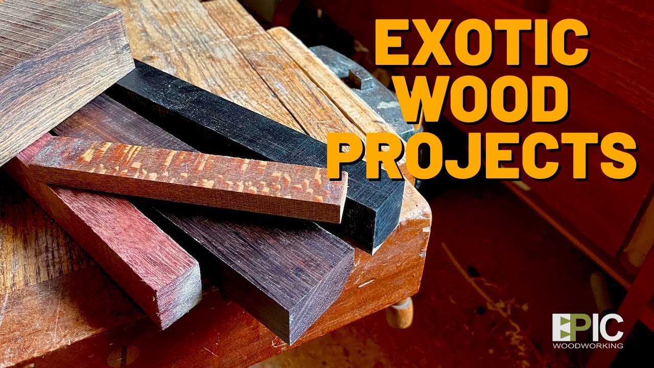 Exotic Wood Projects - YouTube