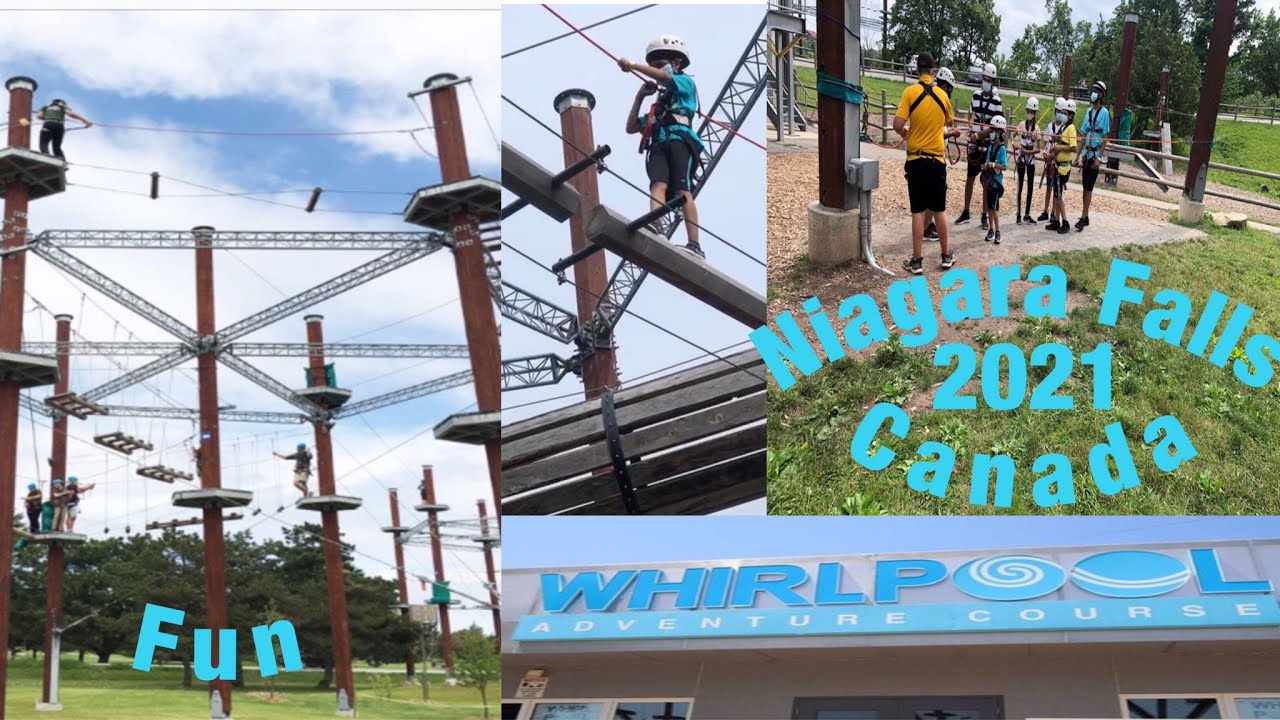 WildPlay Whirlpool Adventure Kids Course at Niagara Falls - YouTube