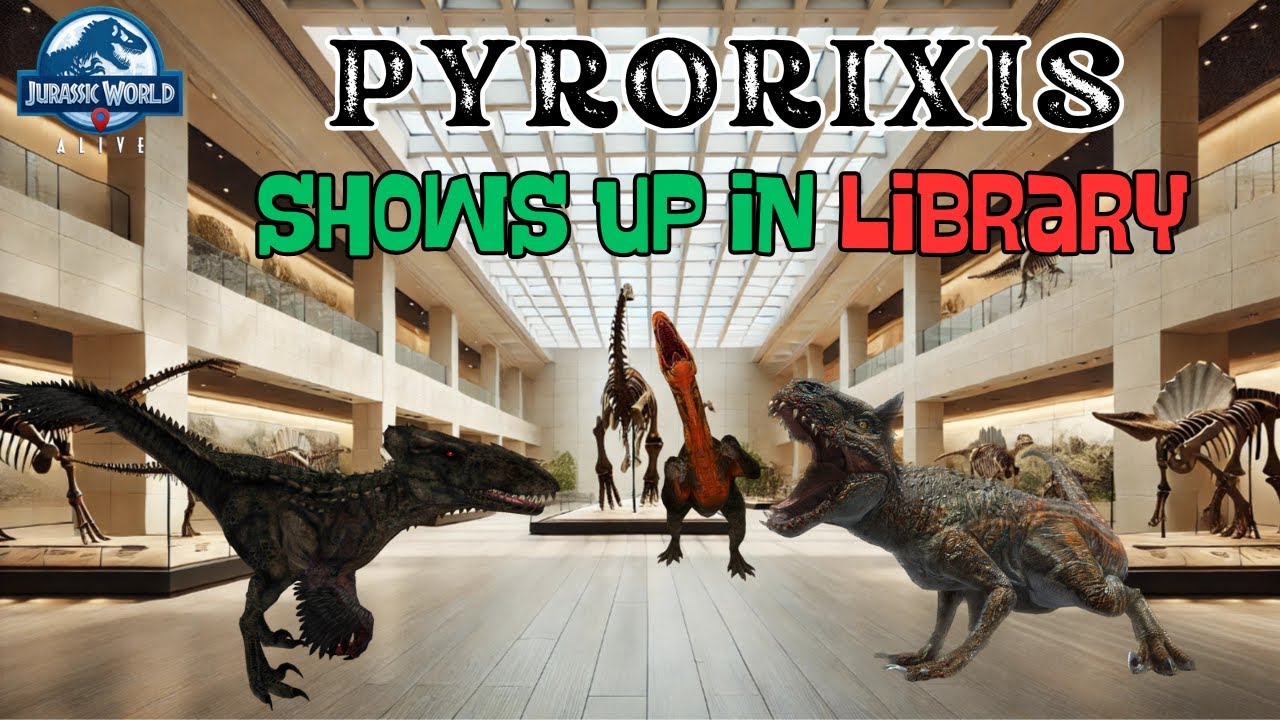 PYRORIXIS shows up in Library 😎 | PVP Battles | Jurassic World Alive ...