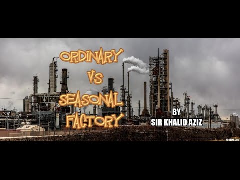 Ordinary vs Seasonal Factory, Industrial Law - YouTube