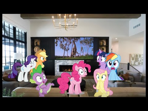 Mlp reaction to Jurassic Park Part 2: Welcome to Jurassic Park scene.