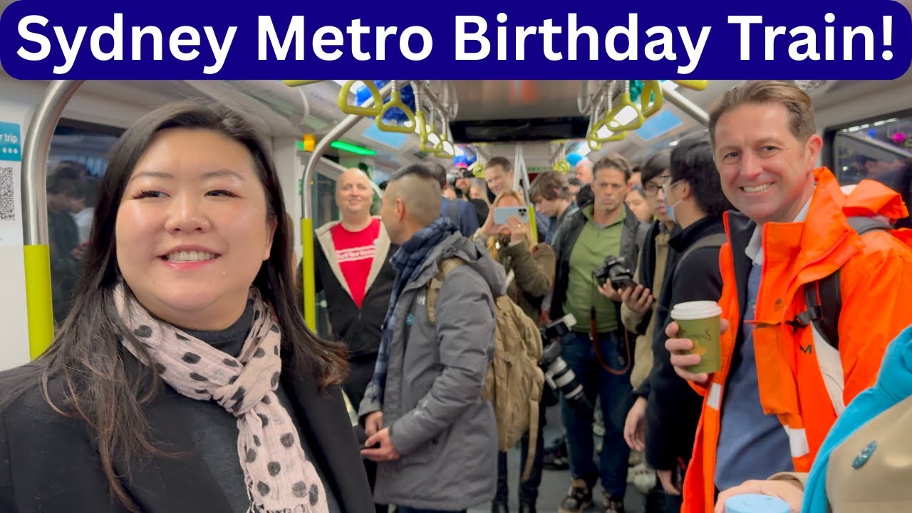 Sydney Metro City Extension - First Year Anniversary - Let's ride the ...