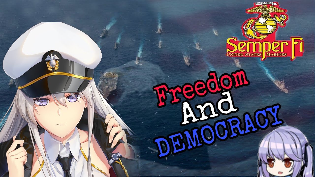 LLEVANDO LA "LIBERTAD Y DEMOCRACIA" HASTA AGUAS HOSTILES - Azur Lane ...