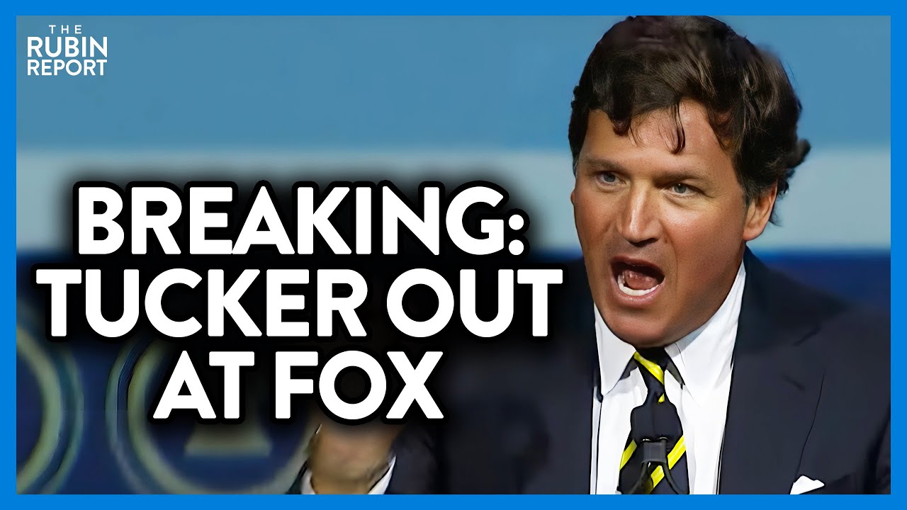 BREAKING: Dave Rubin Hears of Tucker Carlson Leaving Fox During Live ...