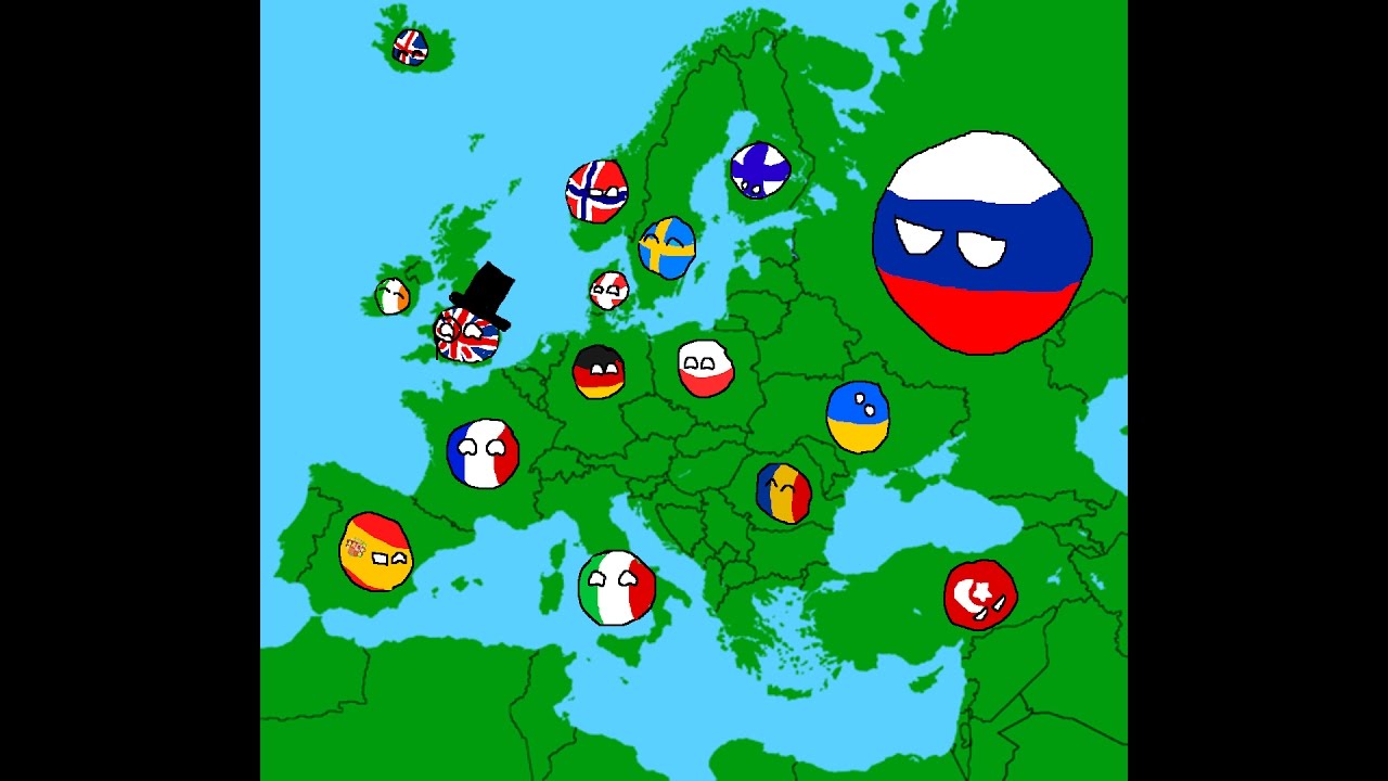 Countryballs Europe 1890