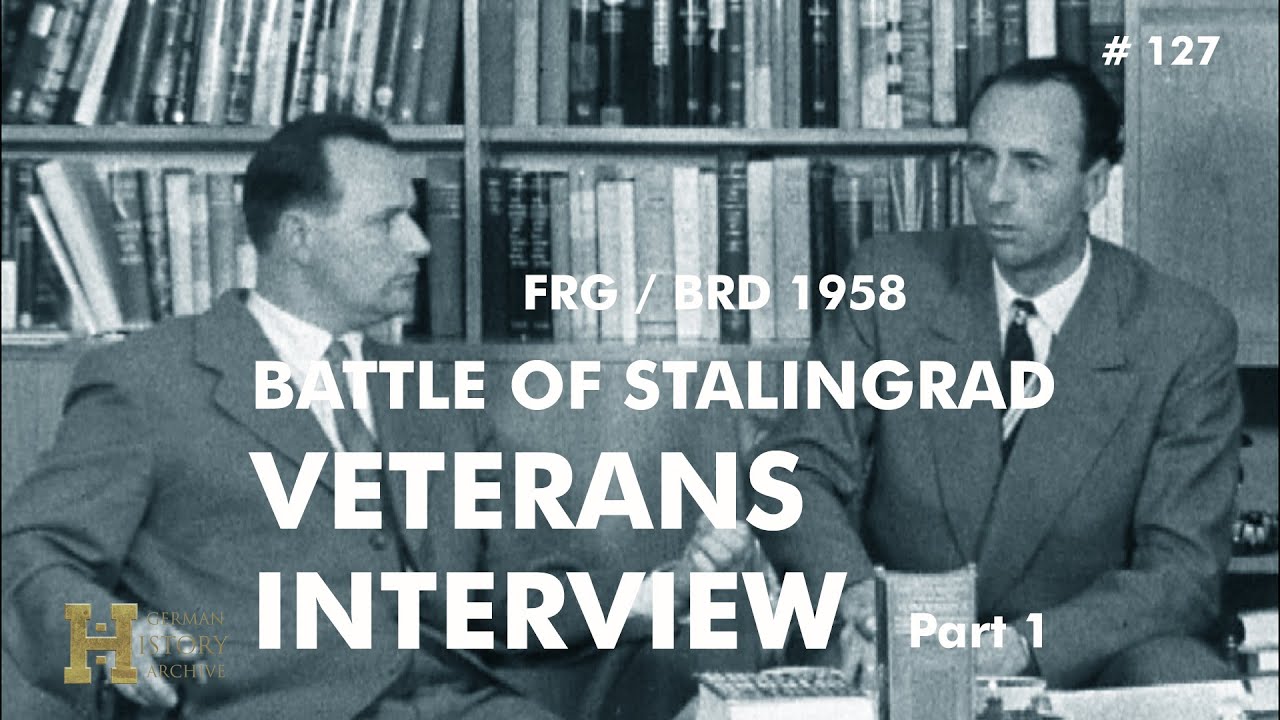 183 #Germany FRG BRD 1958 Stalingrad - Veterans Interview (1/2 ...