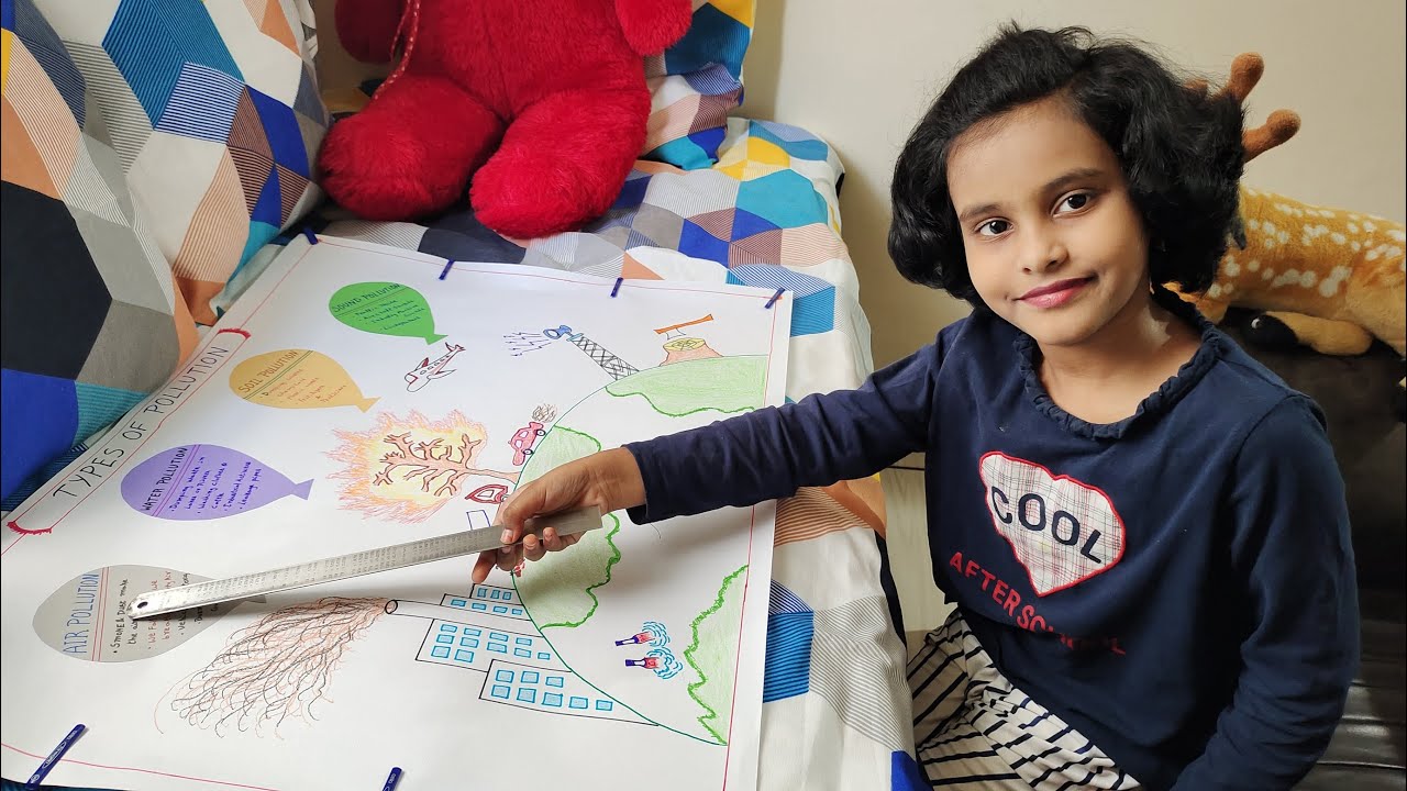 Types of Pollution Chart for Class 2 Grade 2 Kids - YouTube