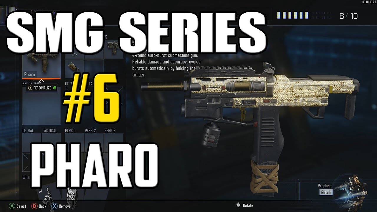 Call Of Duty Black Ops 3 - Pharo - SMG's - YouTube