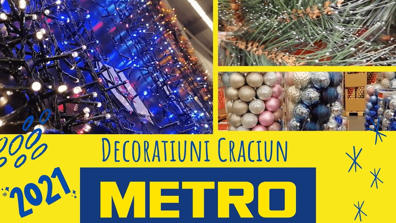 DECORATIUNI DE CRACIUN | METRO 2021 | PRETURI SI IDEI - YouTube