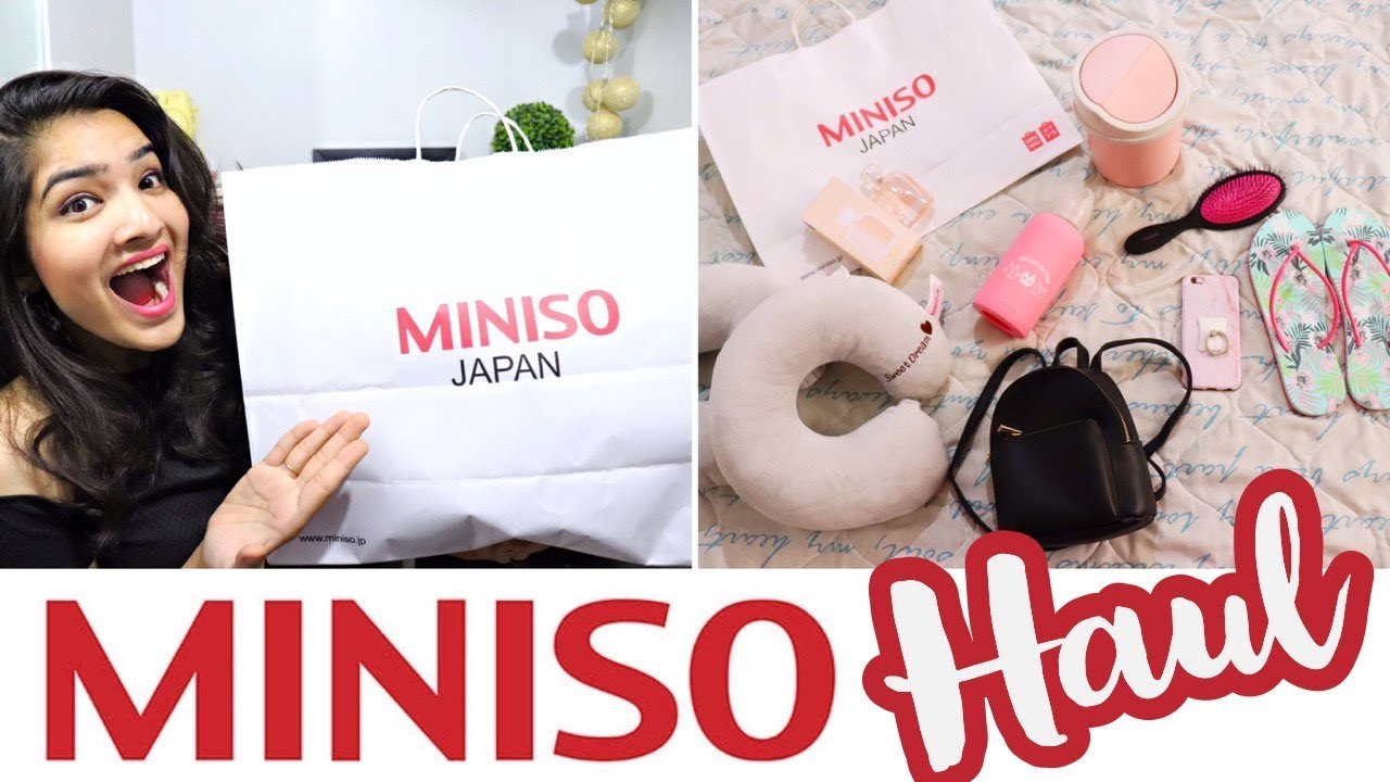 MINISO India Haul | Cute and Affordable Products ! - YouTube