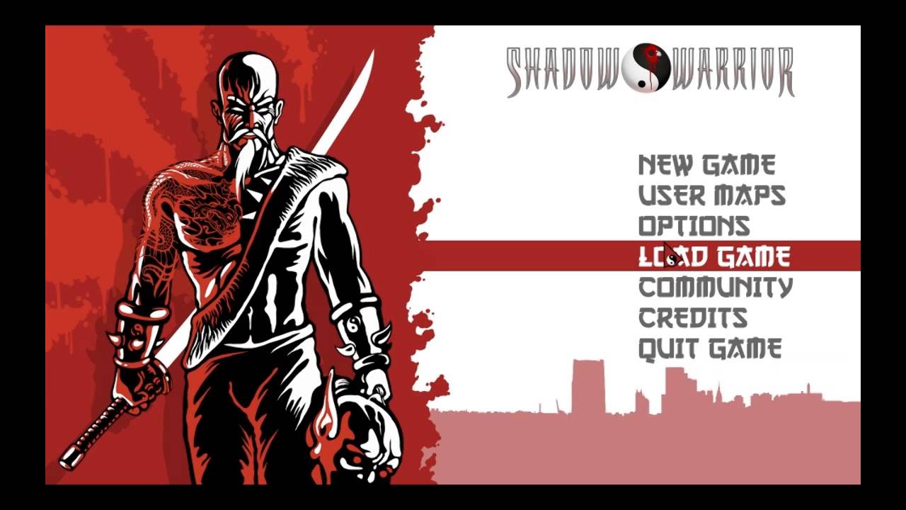 Shadow Warrior 1 main menu - YouTube