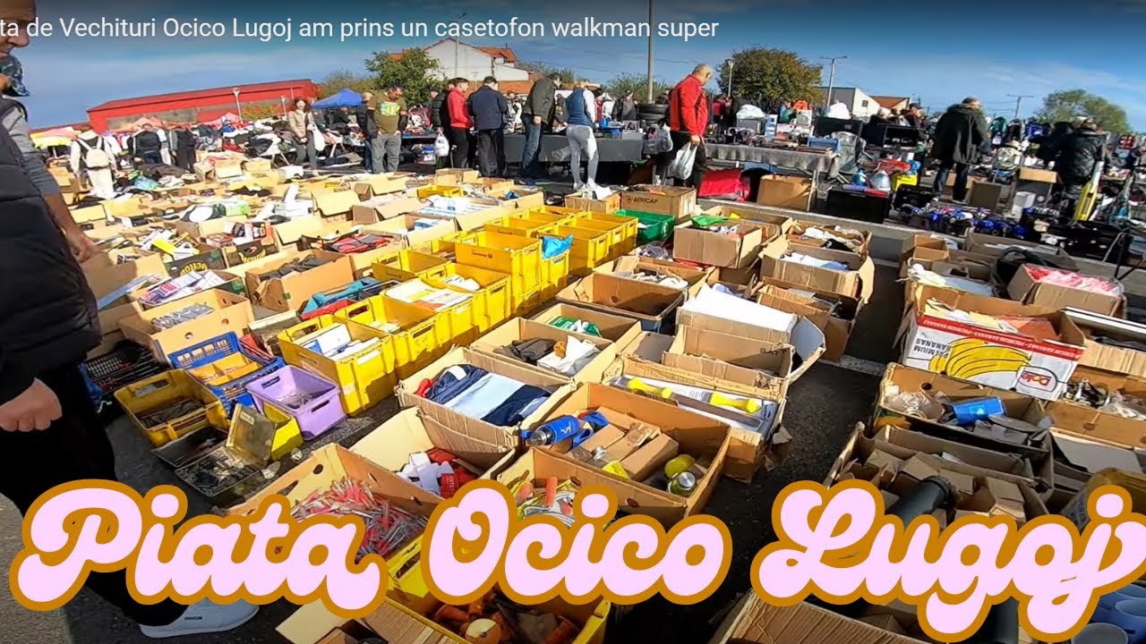 Piata de Vechituri Ocico Lugoj am prins un casetofon walkman super ...