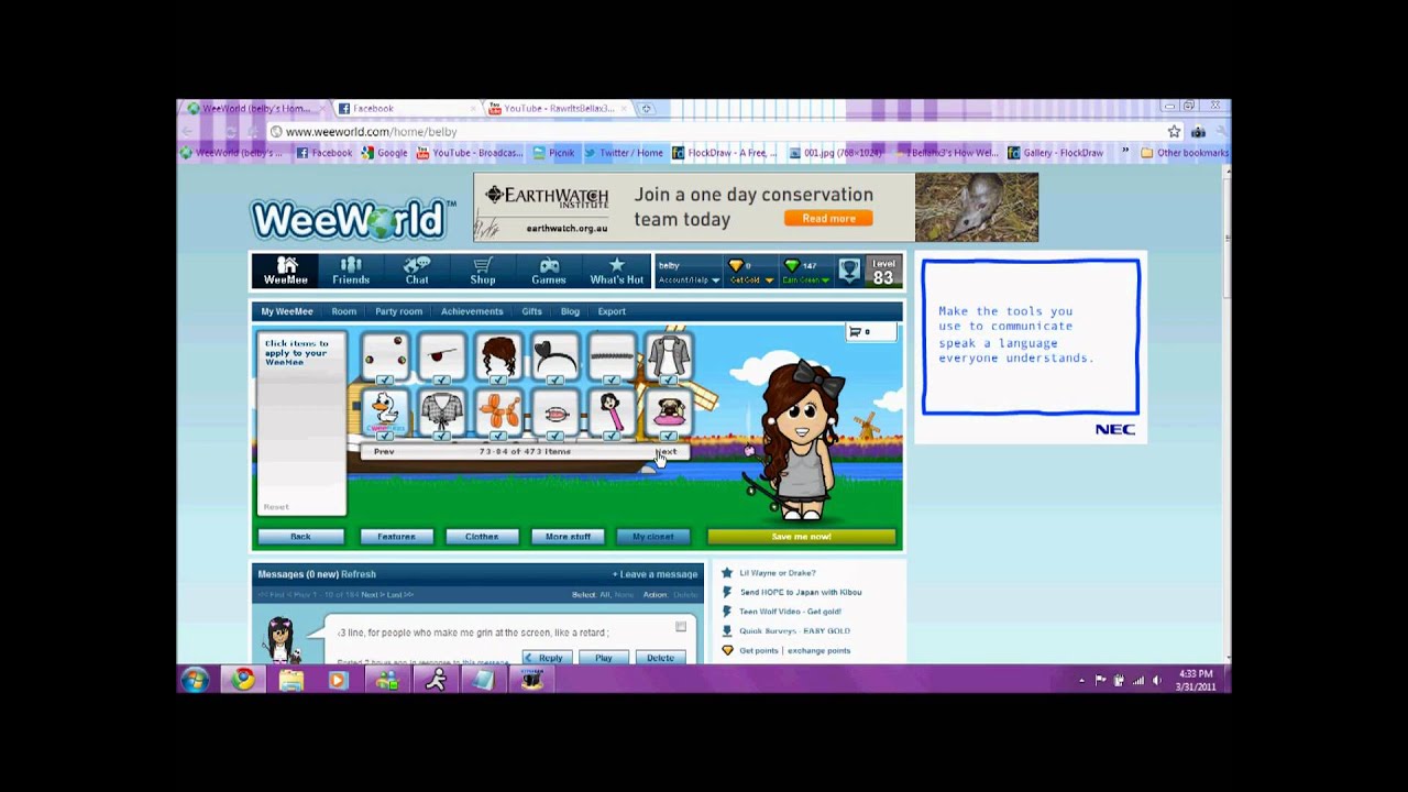 belby's weeworld closet [x - YouTube