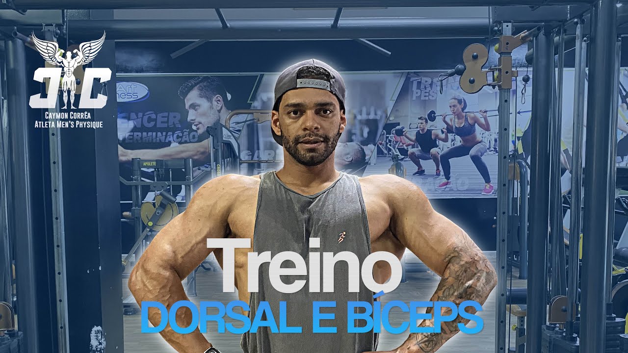 Treino de Dorsal e Bíceps - YouTube