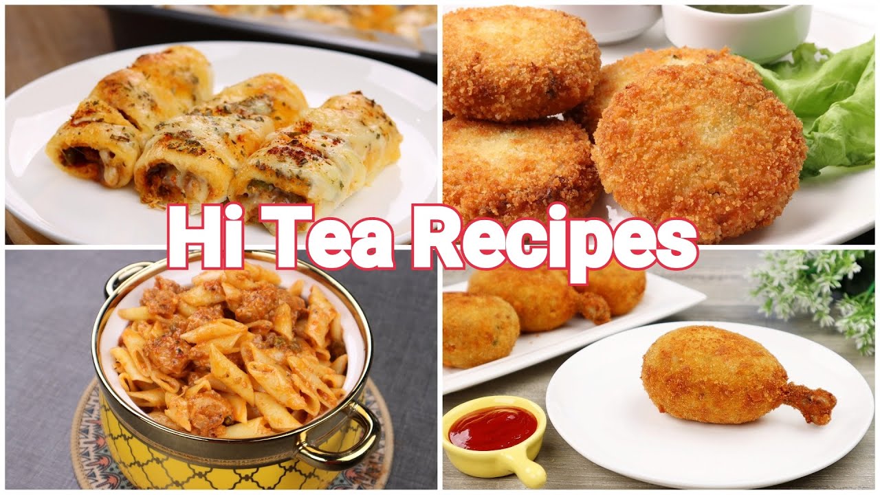4 Hi Tea Special Recipes - YouTube