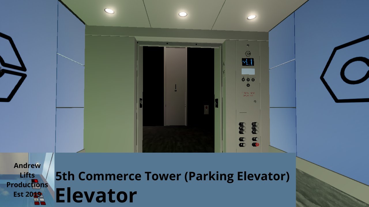 Cortex elevator at 5th Commerce Tower | Roblox (Parking Elevator) - YouTube