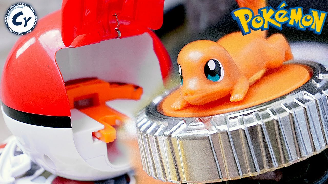 BEYBLADES DE POKÉMON?! Unboxing CHARMANDER Pokemon Spin Fighters ...