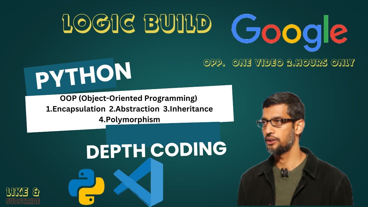 python OOP, Encapsulation, Abstraction, Inheritance, Polymorphism interview tcs,google,microsoft ...