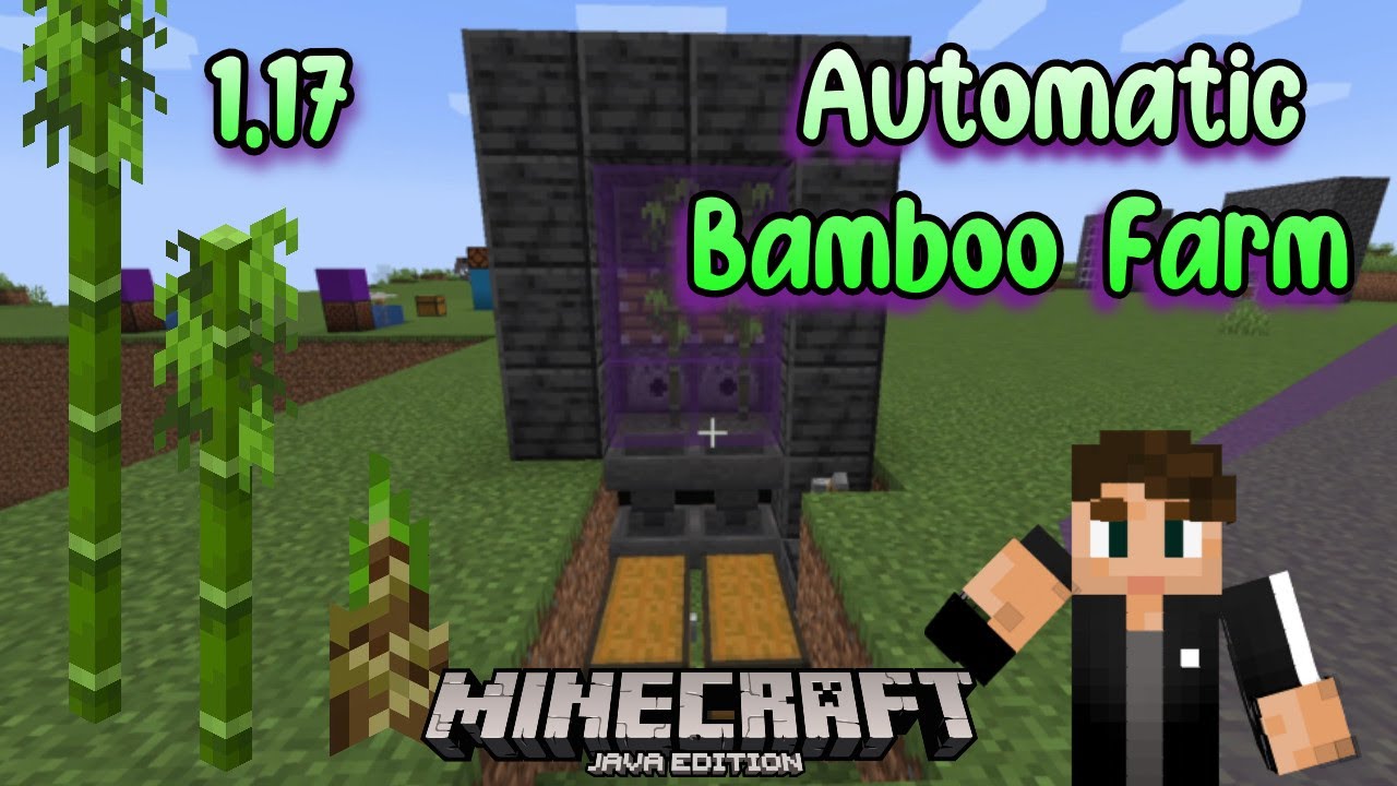 Automatic Bamboo Farm | Minecraft Java 1.17 - YouTube