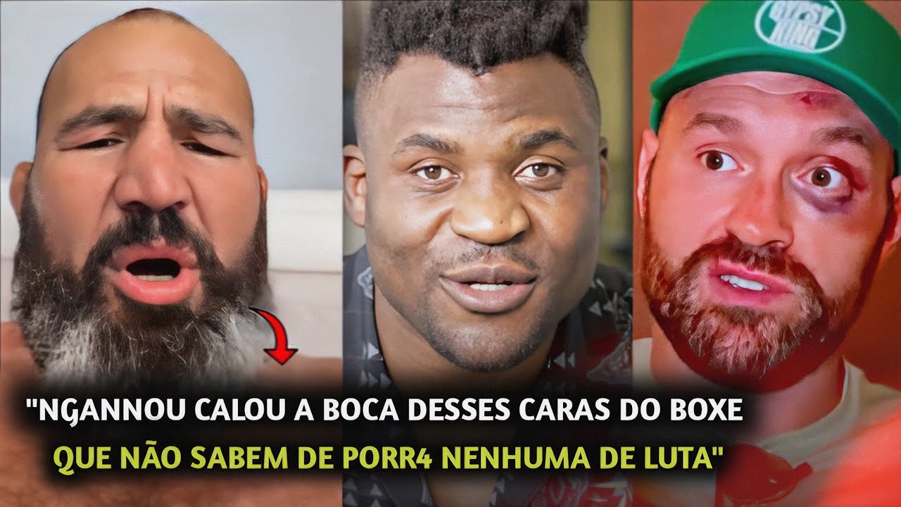 POLÊMIC4🚨 Glover Teixeira ESCULACH4 LUTADORES de Boxe após Ngannou ...