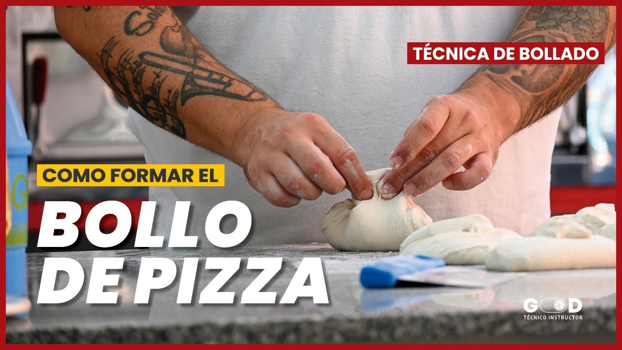 Como formar el BOLLO de PIZZA | Técnica Profesional de BOLLADO (Boleado ...