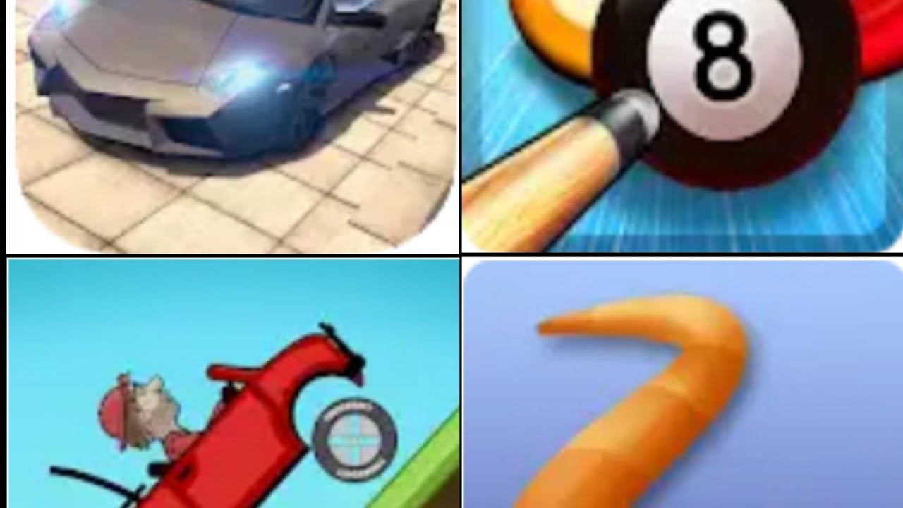 Mixture of 4 different games and gameplay - YouTube