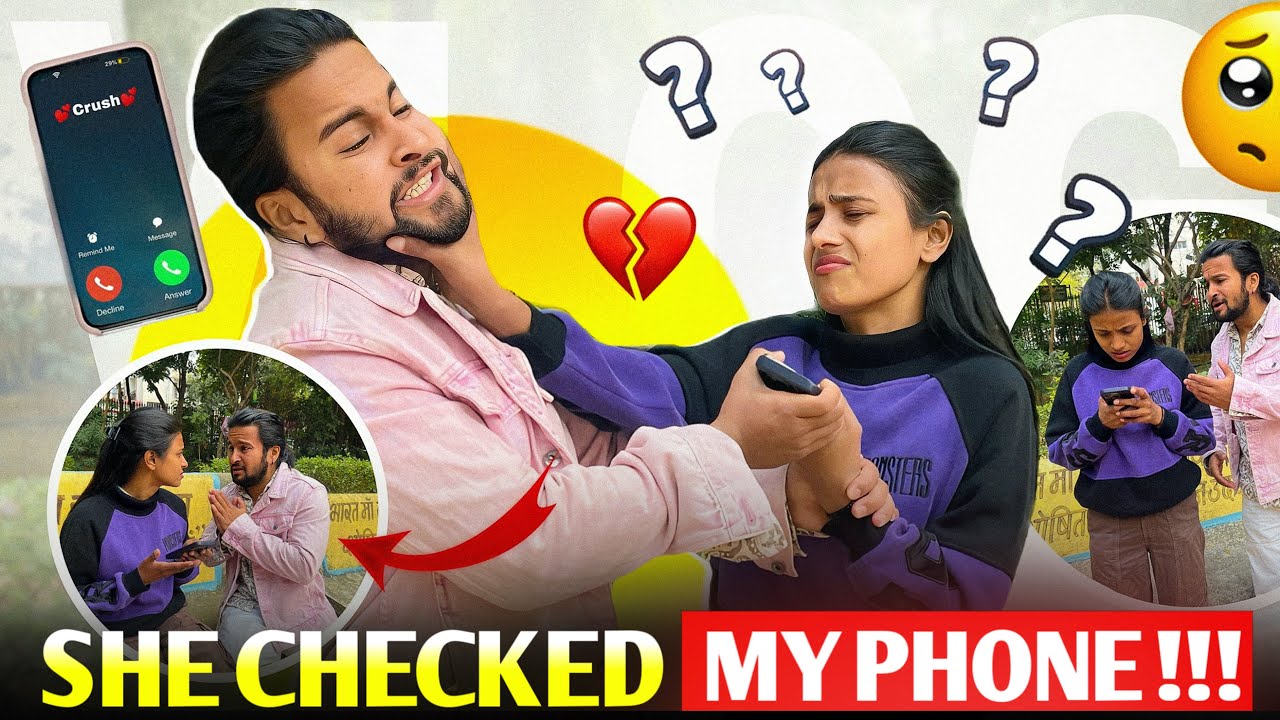 She Checked My Phone😱 She Slapped Me 👋🤬 - ZIDDIADI - YouTube