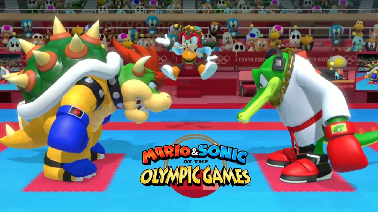 Mario & Sonic At The Olympic Games Tokyo 2020 Bowser Boxing Fencing ...