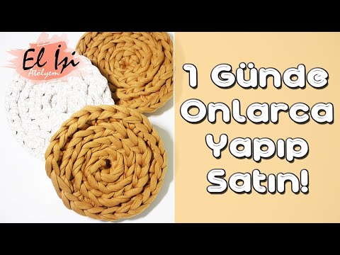 Penye İpten Örgülü Nihale Yapımı