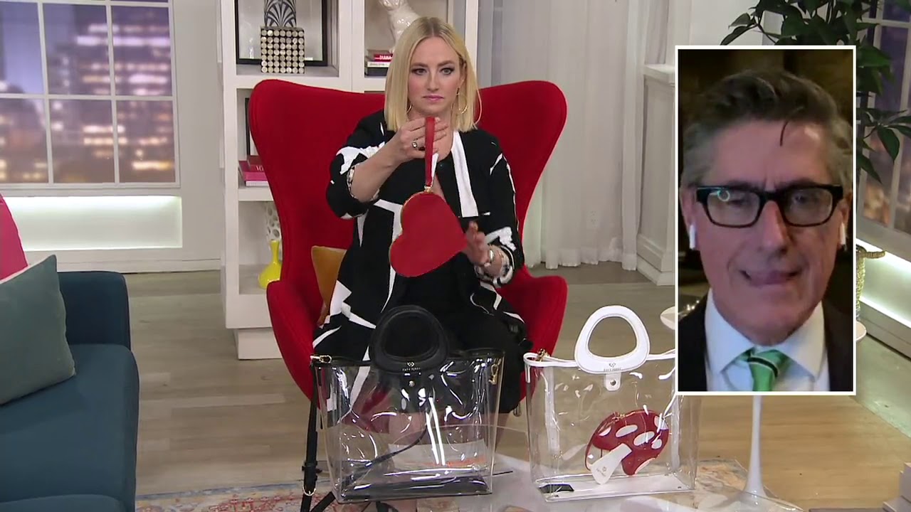 Katy Perry Large Grab Tote and Pouch - Waves on QVC - YouTube