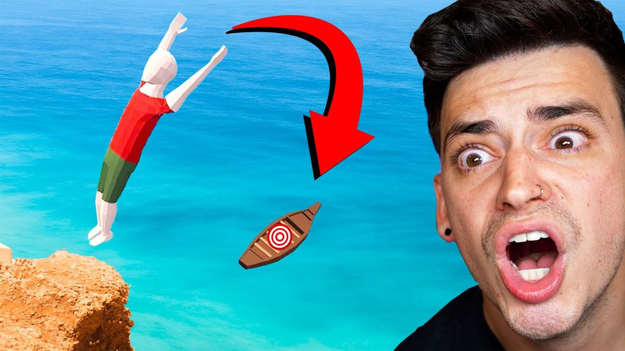 I Backflipped OFF A GIANT CLIFF in Crazy Flips 3D! - YouTube