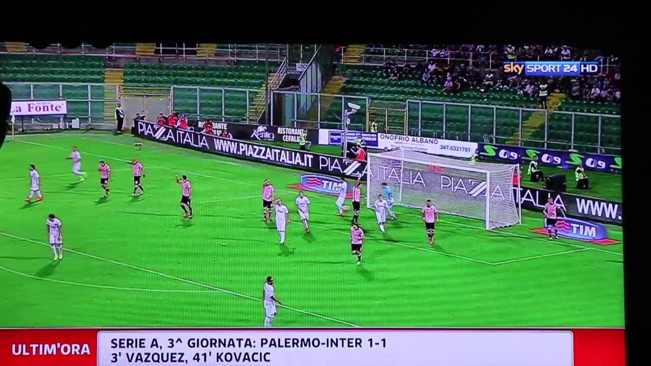 Palermo-Inter 1-1 SKY HD - Sintesi - Highlights - All Goals - YouTube