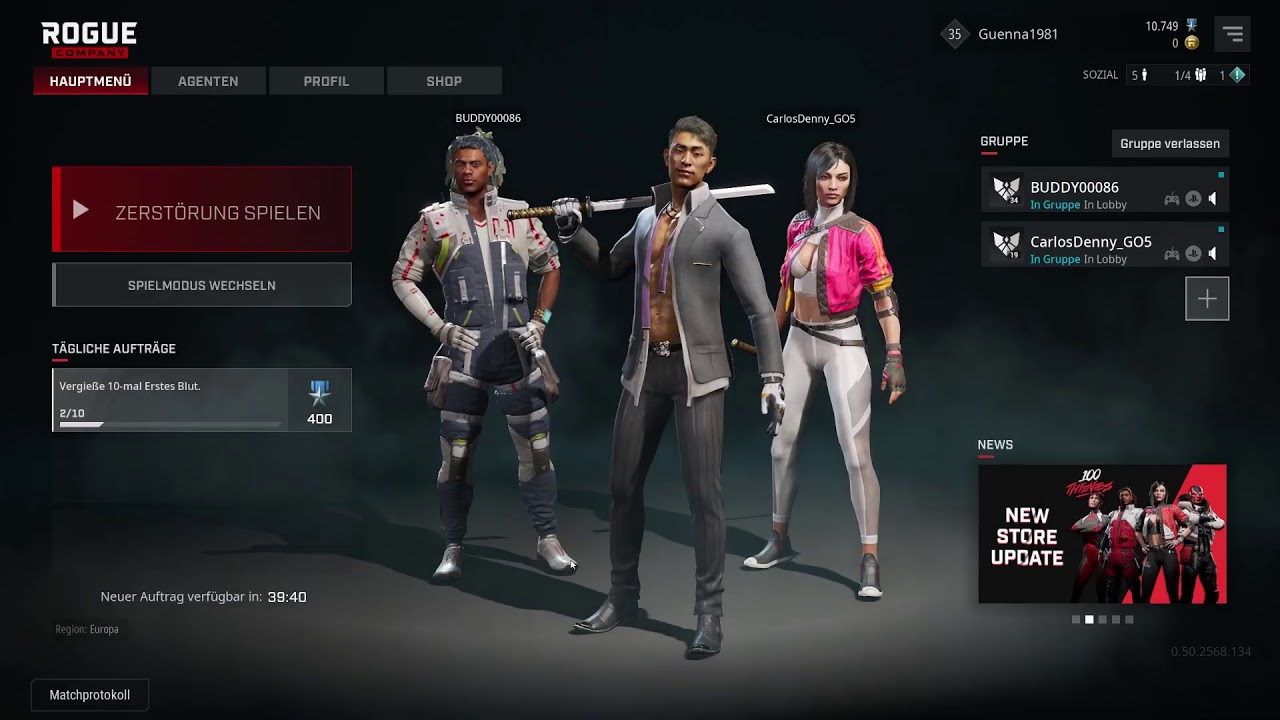 Rogue Company Ü30 Runde 8 - Agent Nr 1 Talon !(Beta Gameplay) Deutsch ...