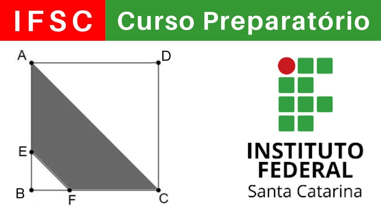 IFSC 🔴 Curso Preparatório 2025/26 de MATEMÁTICA #IFSC Técnico Integrado ...