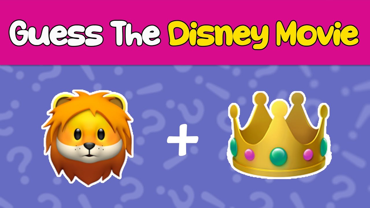 Guess the Disney Movie: Emoji Edition! 🏰 - YouTube