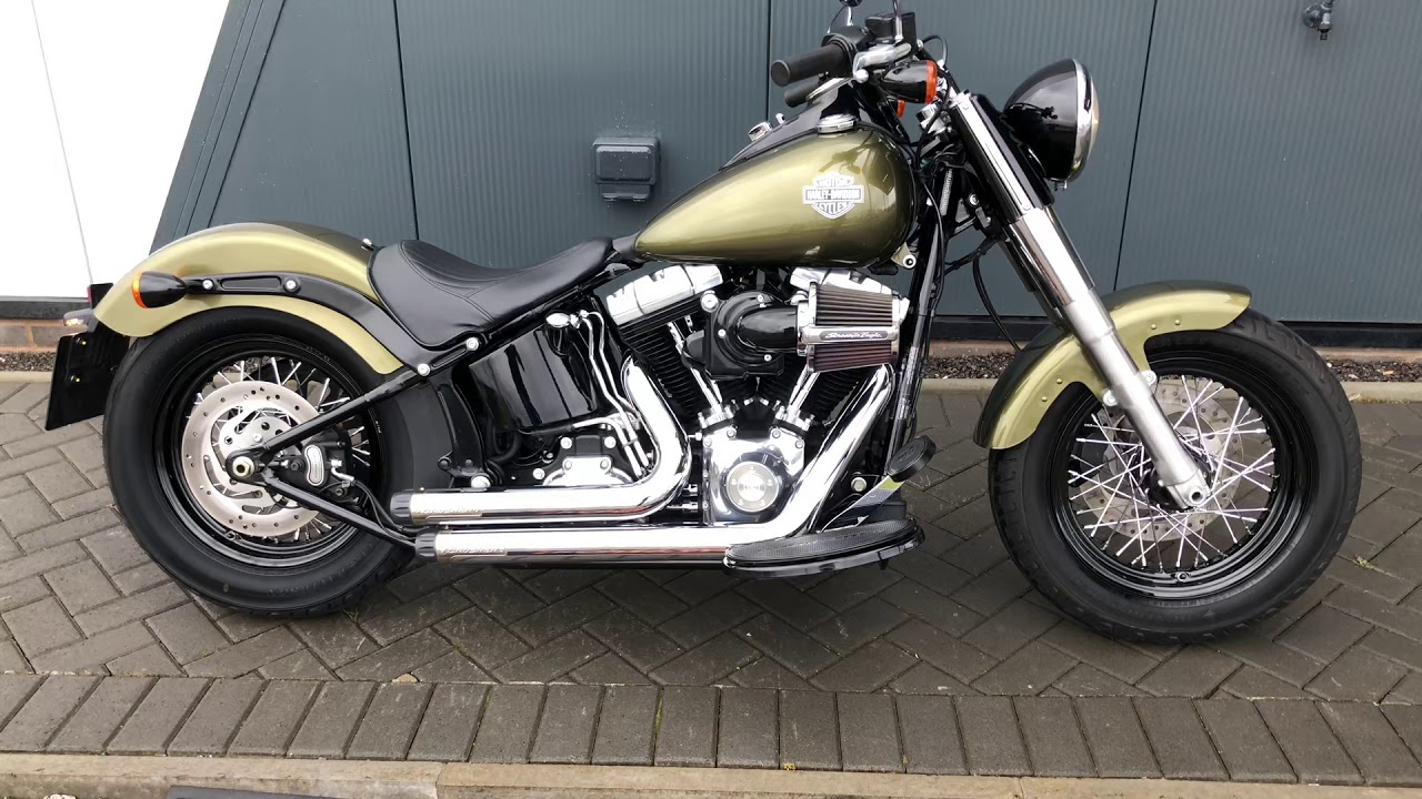 2016 Harley-Davidson FLS Softail Slim - YouTube