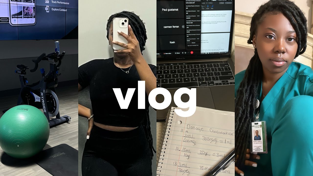 VLOG: Life Of A Nursing Student + Content Creator | Virtual Clinicals ...