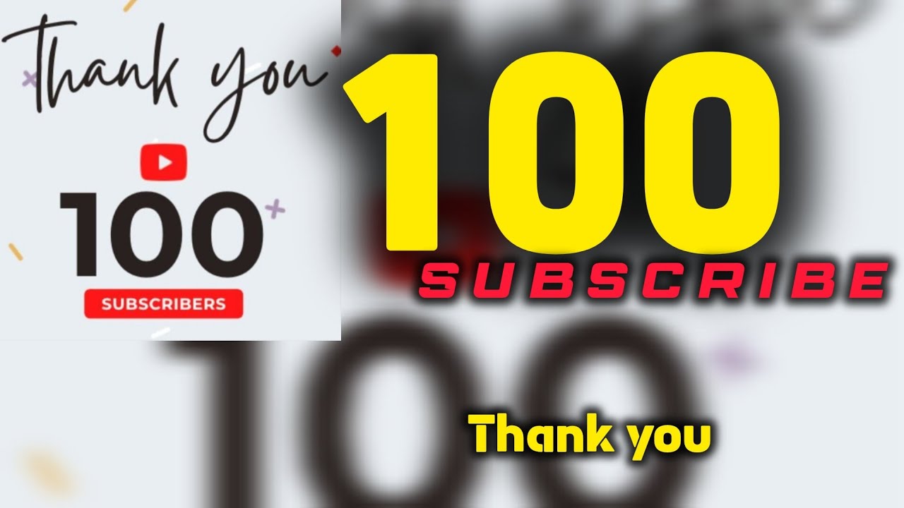 100 subscribe complete || 1st week lo 100 subscribe || PasiLallyEditor ...