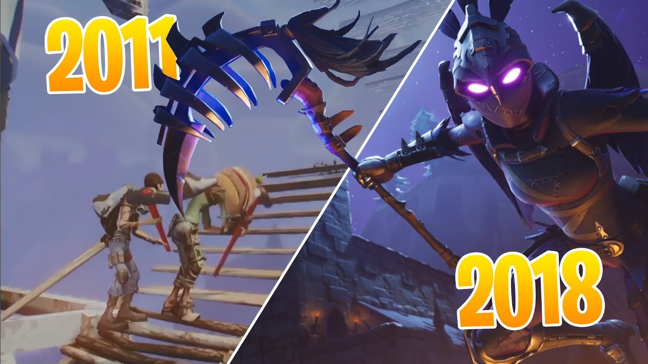 Fortnite Evolution - 2011 to 2018 - Fortnite Development Process - Old ...