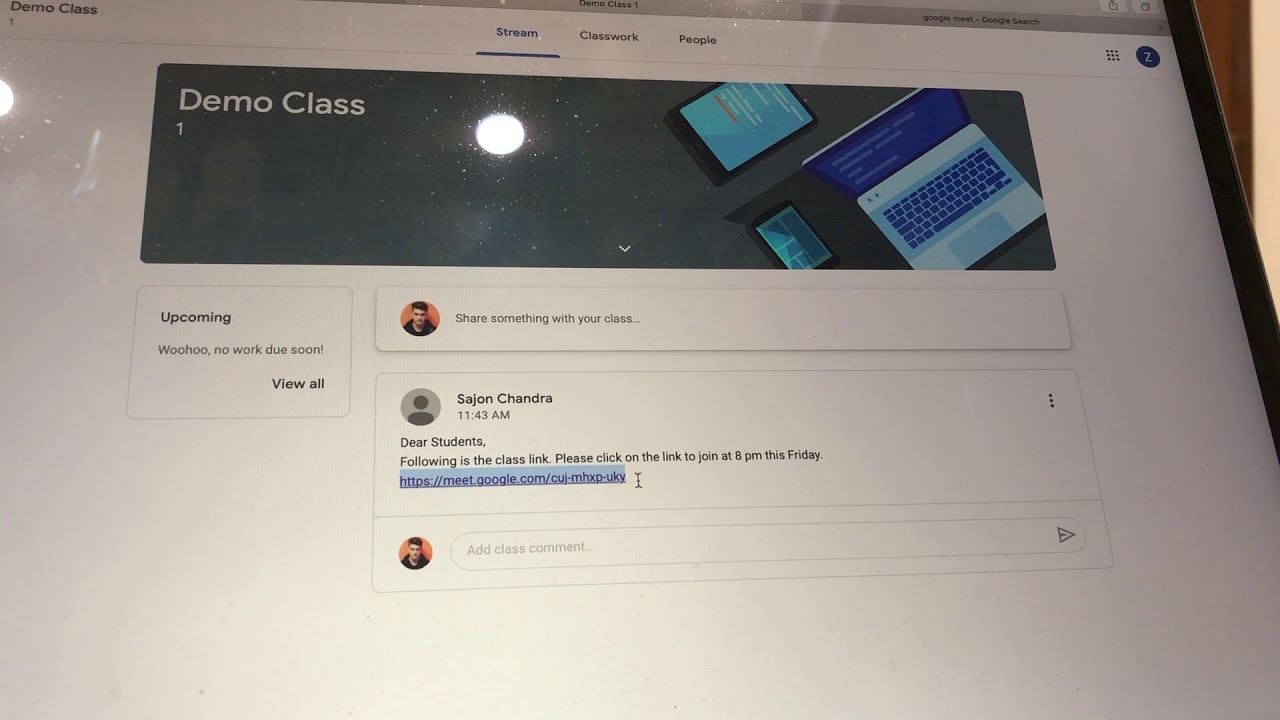 How to join Google Classroom and Google Meet for classes at ELLP - YouTube