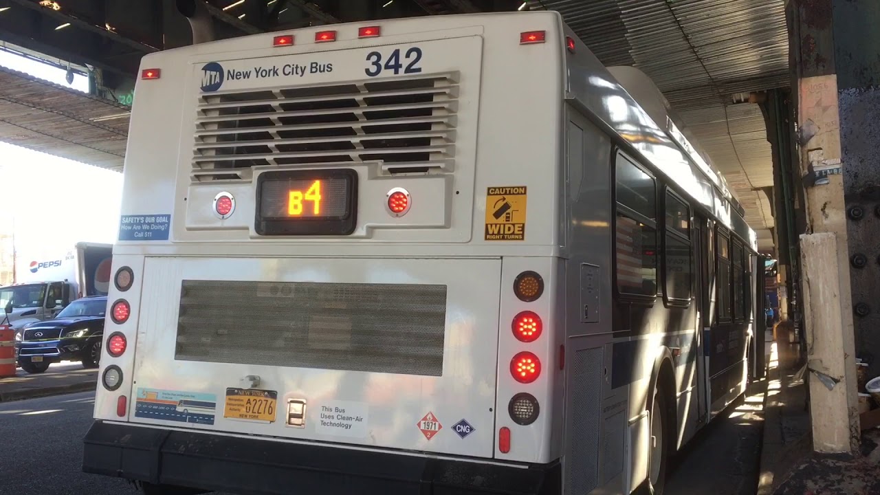 [MTA]: Sheepshead Bay / Knapp Street Bound 2012 C40LF CNG [#342] B4 Bus ...