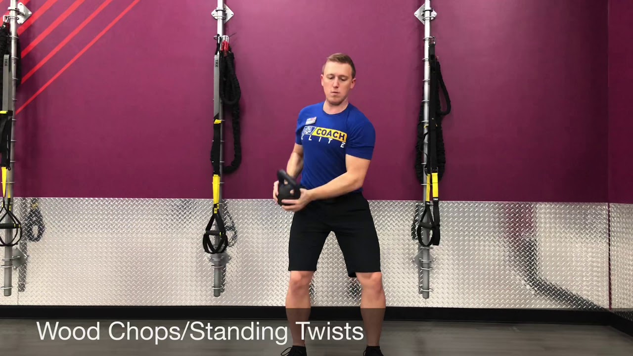 Wood Chops + Standing Twist - YouTube