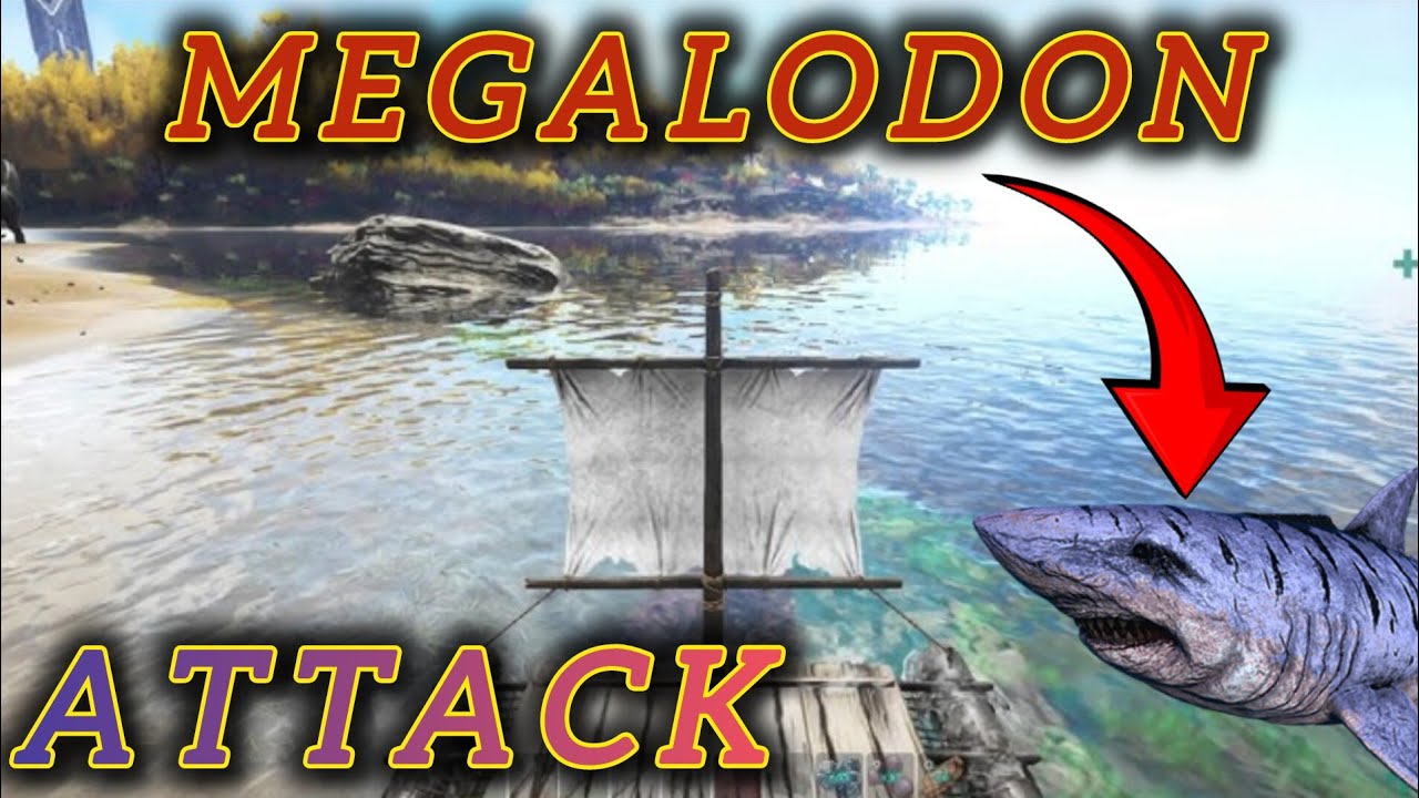 Ee Dino Travel lo unexpected stunt megalodon sink raft Did I survived ...