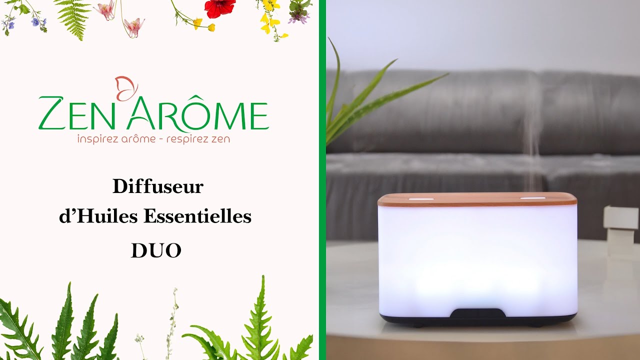Diffuseur d'Huile Essentielle Duo - Zen'Arôme, la marque française ...