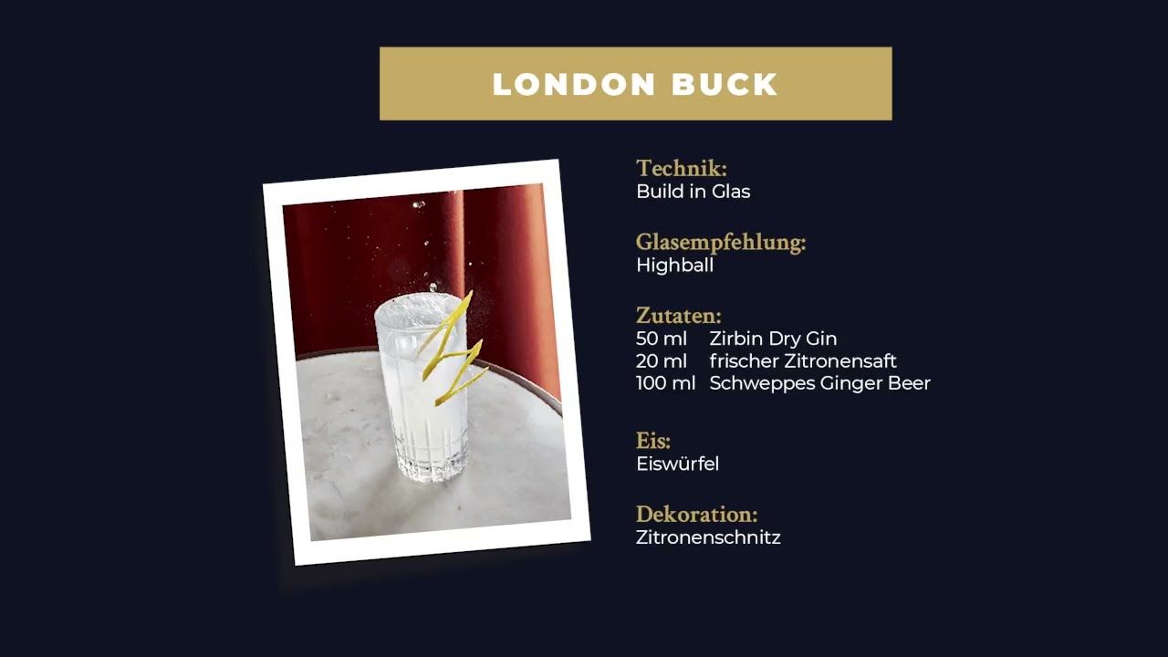 Easy Drinks zum Nachmixen: LONDON BUCK - YouTube