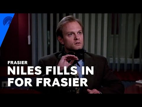 Frasier | Niles Fills In On Frasier's Radio Show (S1, E23) | Paramount+ ...
